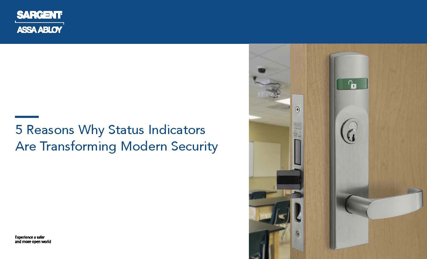 Status Indicators | SARGENT Suite of Locks & Exit Devices | SARGENT
