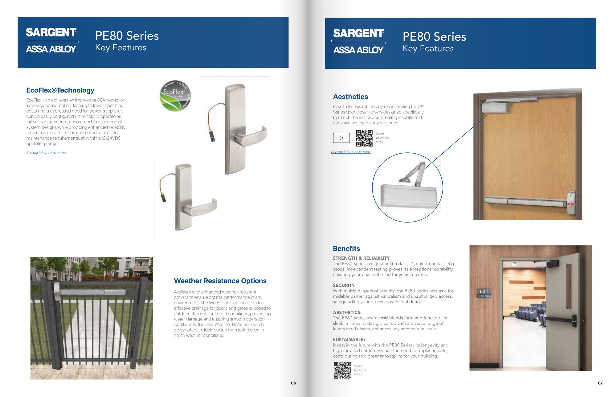PE80 Series Exit Device | Next Generation Exit Solutions by ASSA ABLOY ...